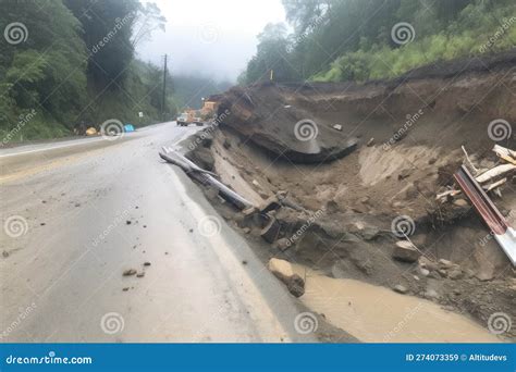Landslide Blocks The Flow Of A River Creating New Ecosystem And