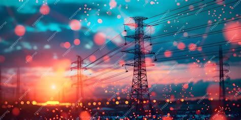 Premium Photo Innovative Visualization Of Sustainable Electric Energy In A Modern Grid System