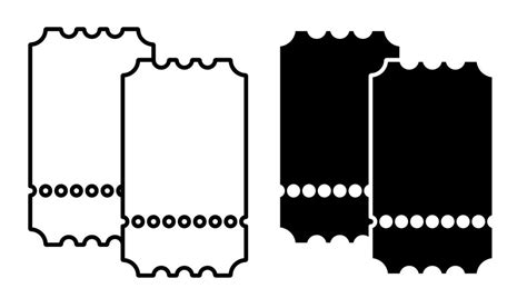 Ticket Shape Vector Art Icons And Graphics For Free Download