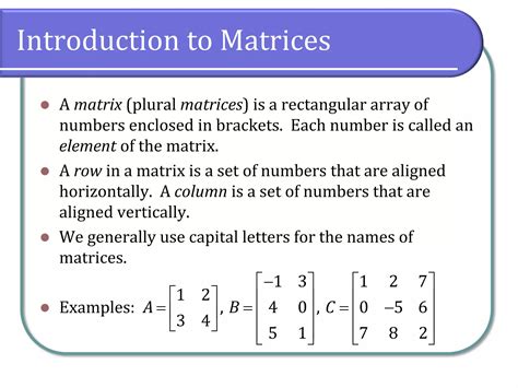 75 Matrices And Matrix Operations Pdf