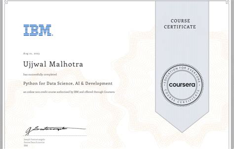 Coursera Ibm Pythonfordatascience Artificialintelligence