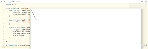 Ios Bezierpath In Swift Using Playgrounds Stack Overflow