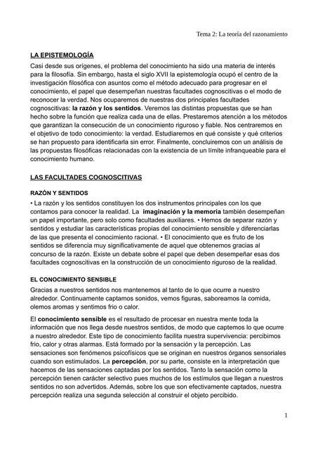 Resumen La Epistemología Noelia López Zayas Udocz
