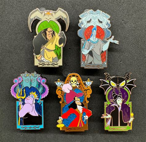 New Disney Villains Mystery Pin Set At Disney Parks Disney Pins Blog