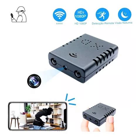 Mini C Mera Seguran A Xd Espi Micro Escondida Filma Audio Frete Gr Tis