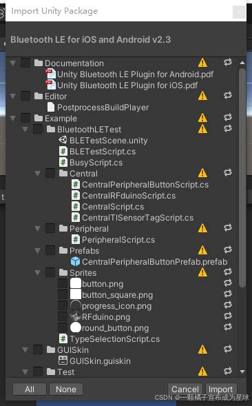 Unity插件 适用于ios，tvos和android的蓝牙le（23）的测试使用方法unity 蓝牙插件 Csdn博客