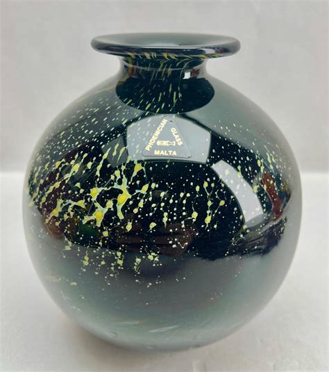 Malta Solifleur Vase With Wide Rimmed Mouth And Inclusions By