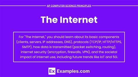 Unit 4 1 The Internet Notes And Practice Questions Ap® Computer Science Principles