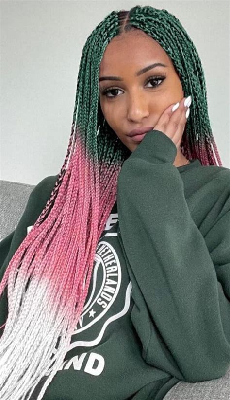 25 Beautiful Colored Box Braids Ideas That Will Turn Heads Simply
