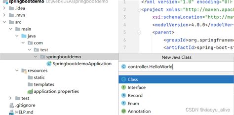 使用新版idea社区版创建一个springboot项目（完整详细版）idea社区版创建springboot Csdn博客