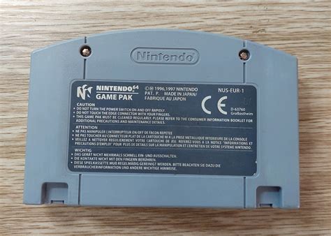 Nintendo N64 Cartridge Virtual Pool 64 Eur Pal Tested Boomerang Collectables