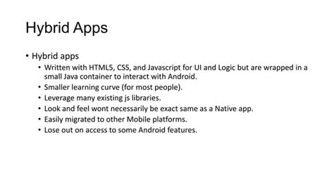 Android Development Ppt