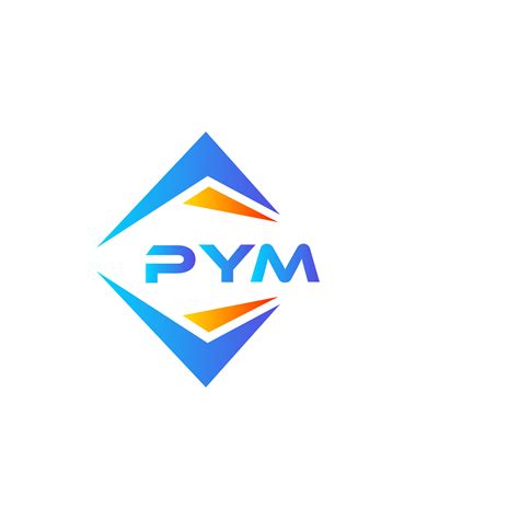 Pym Abstract Technology Logo Design On White Background Pym Creative