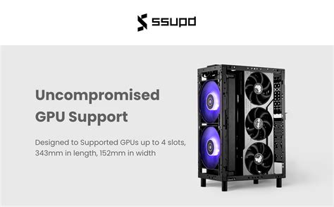 SSUPD Meshroom S Mini ITX Small Form Factor SFF Case Full Mesh Side Panel With PCIe