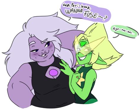 Amethyst And Peridot Fusion R Stevenuniverse