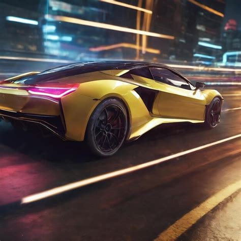 Premium Ai Image 3d Render Motion Line Of Speed And Power Or Light Trails Highspeed Light With