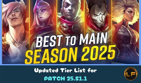 Top Champions To Main For League Of Legends Season 2025