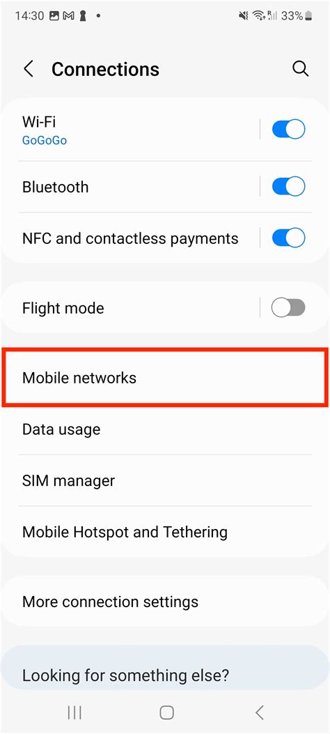 Manual Network Selection Samsung A