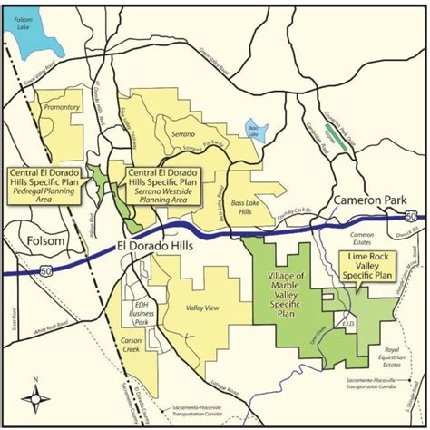 Map Of El Dorado Hills