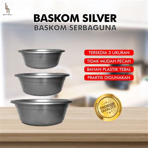 Jual Baskom 201 202 203 Silver Baskom Kecil Baskom Sedang Baskom