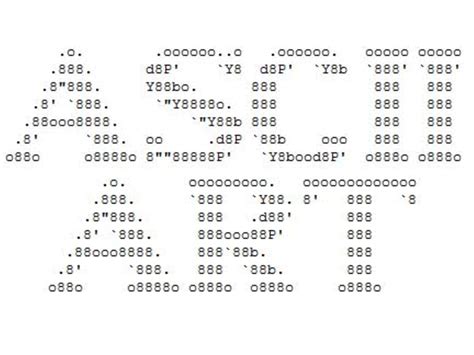 Mickey Mouse Ascii Art