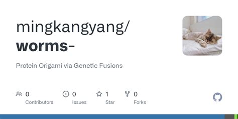 Github Mingkangyangworms Protein Origami Via Genetic Fusions
