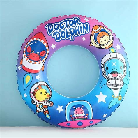 Pool Tube Classic Striped Inflatable Floats Swimming Ring Colorful Ring