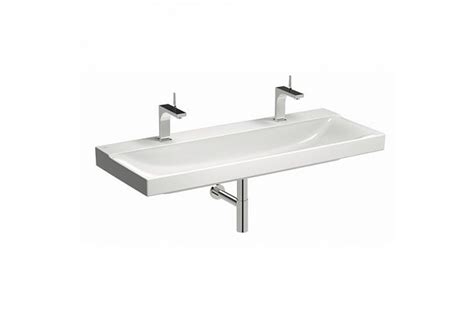 Раковина GEBERIT Xeno2 с двумя отверстиями, 1200x480 мм 500.550.01.1 ...