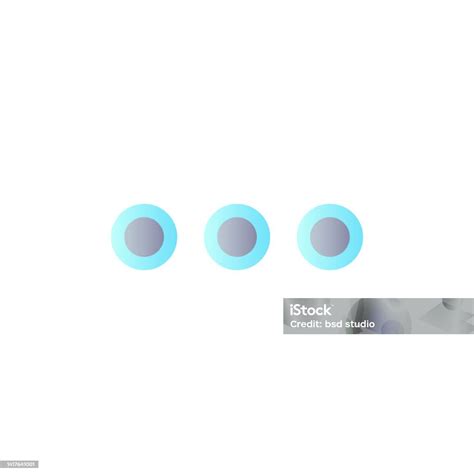 Ellipsis Flat Gradient Color Ui Icon Stock Illustration Download Image Now Art Blue Choice
