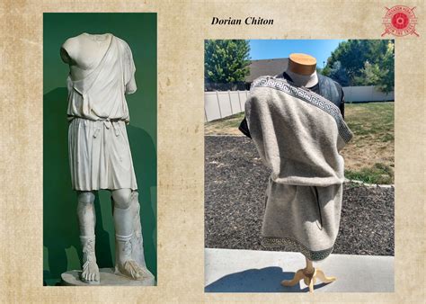 Greek Wool Chiton Ancient Greek Clothes From Antiquity Greek Classical