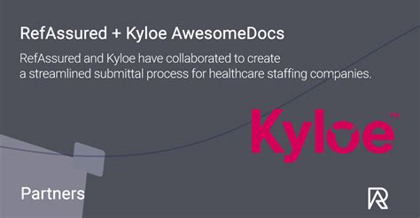 Streamlining Submittals RefAssured And Kyloe AwesomeDocs RefAssured
