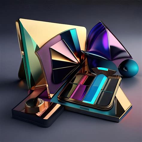 Premium Ai Image Makeup Case Illustration