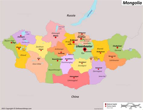 Mongolia Map Detailed Maps Of Mongolia