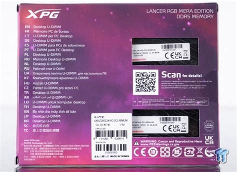 XPG Lancer RGB MERA Edition DDR GB Dual Channel Memory Kit Review