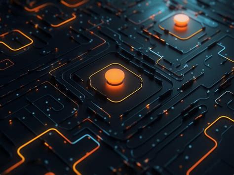 premium ai image intricate dark digital background fusing network