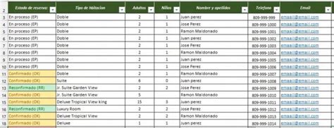 Como Hacer Una Base De Datos Simple En Excel