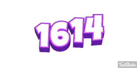 1614 Número Desenhos De Logotipo Em  Animado