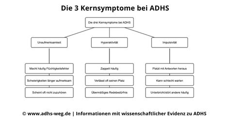 Die Drei Kernsymptome Bei Adhs Adhs Und Wissenschaftliche Evidenz