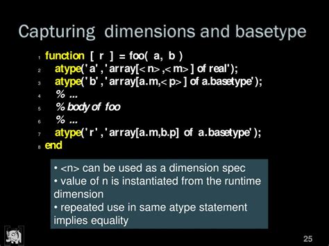Ppt Enhancing Matlab With Typing Aspects For Improved Programming