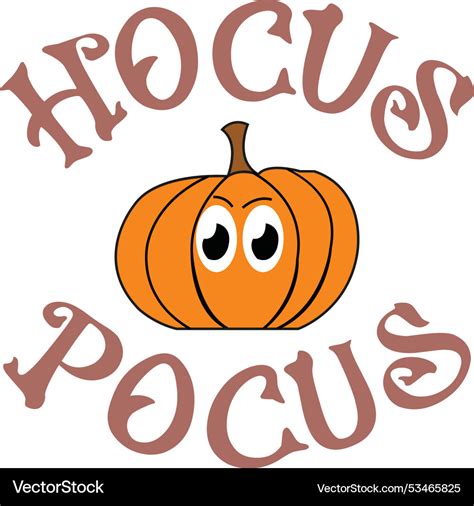 Hocus Pocus Royalty Free Vector Image Vectorstock