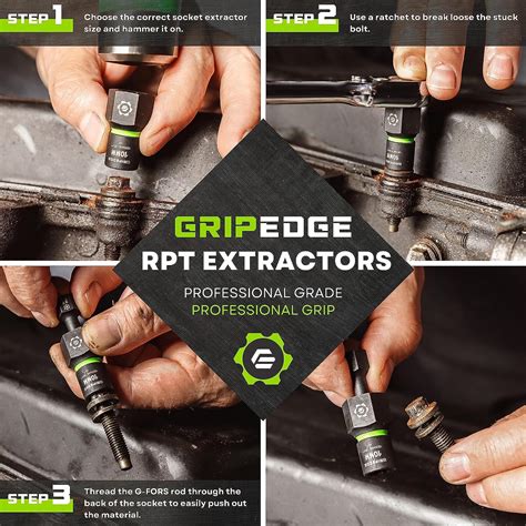 Gripedge Xas9s 9 Pc 14 Sae Rpt Socket Extractor Set Trutech Tools Ltd