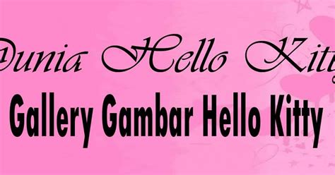 Gambar Hello Kitty Pages 6
