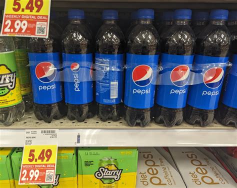 Pepsi Canada Dry Or Coca Cola 6 Pack Bottles Just 299 At Kroger
