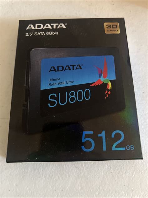 ADATA Ultimate SU800 512GB, Internal, 2.5 inch (ASU800SS-512GT-C) Solid ...