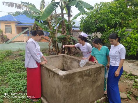 မိုင်းခတ်မြို့၌ သွေးလွန်တုပ်ကွေးရောဂါကာကွယ်ရေး ပိုးလောက်‌လန်း‌သေ အဘိတ်ဆေးခပ်ခြင်း ဆောင်ရွက