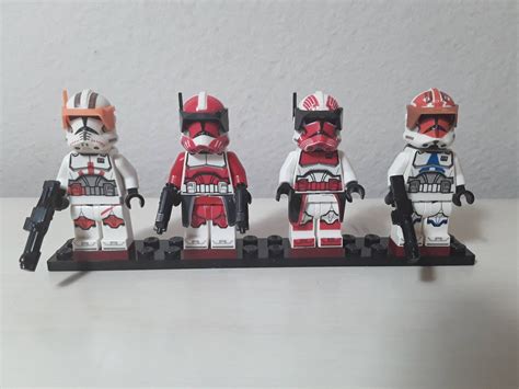 Clone Commander Custom Decaled LEGO Minifigures More Type Etsy