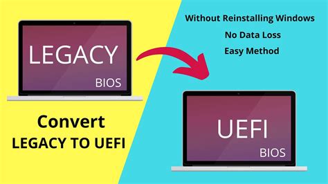 Convert Legacy Bios To Uefi Windows Without Data Loss Without