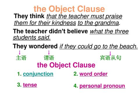 复习宾语从句the Object Clauseword文档在线阅读与下载无忧文档