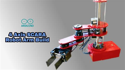 Lil Red 4 Axis Scara Robot Arm Build Open Source Arduinogrbl3040