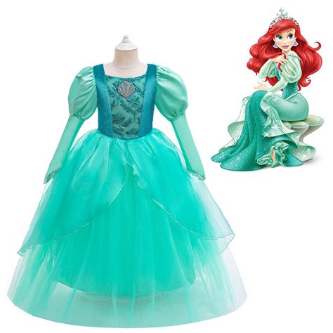 Princess Ariel Dress Costume